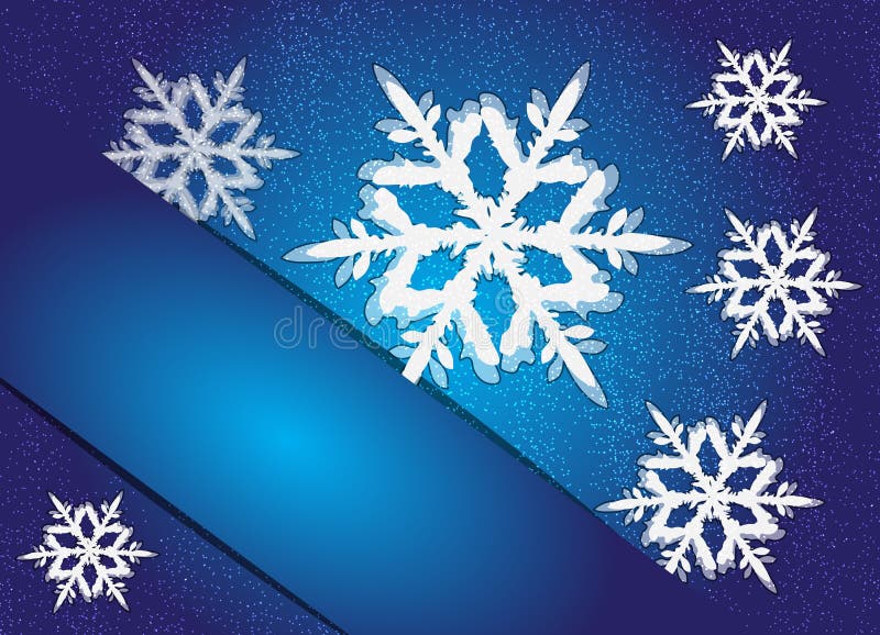Christmas Snowflakes Background Stock Illustration - Illustration of ...
