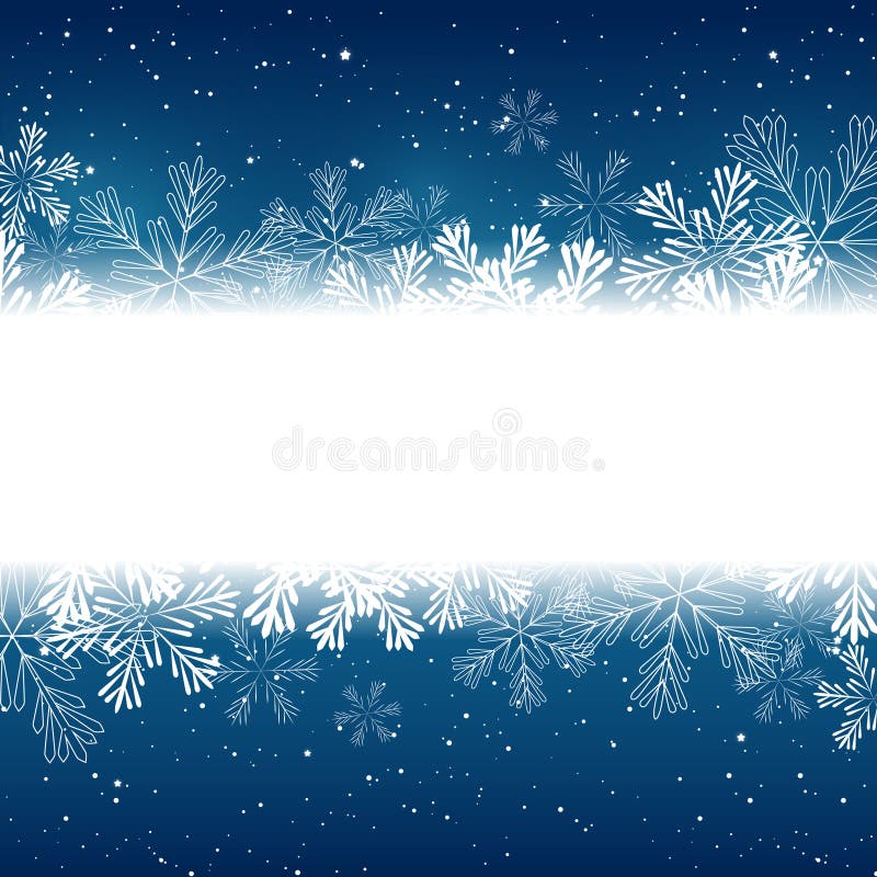 Red snowflake border stock vector. Illustration of christmas - 35662722