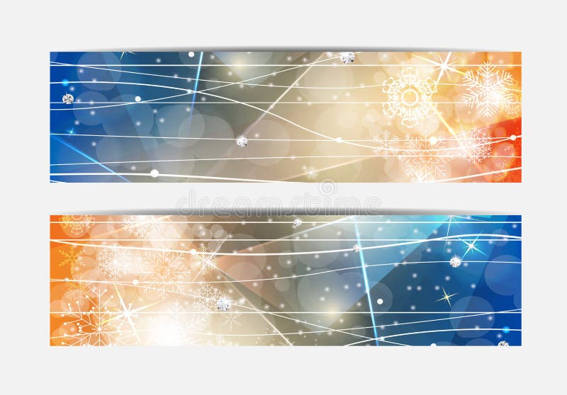 Christmas Snowflakes Website Banner and Card Background Vector I Stock ... Christmas Snowflakes Website Banner and Card Background Vector I Stock ...