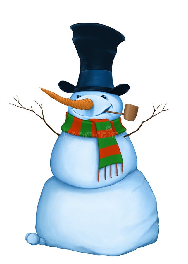Snowman Pipe Stock Illustrations – 210 Snowman Pipe Stock Illustrations ...