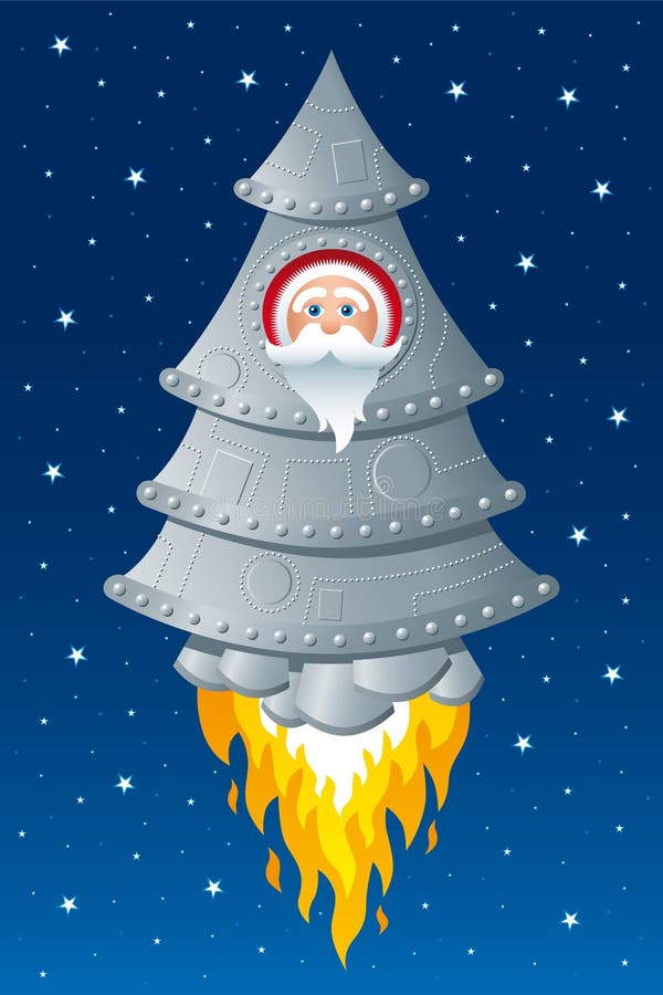 Santa Spaceship Stock Illustrations – 169 Santa Spaceship Stock ...