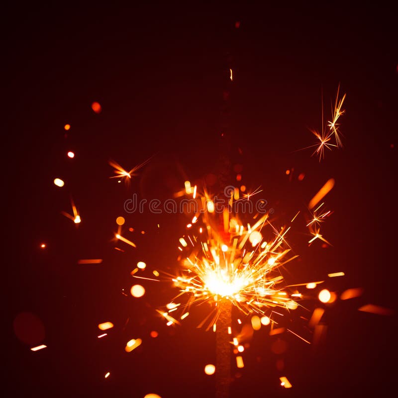 Christmas sparkler in haze stock image. Image of illumination - 77941733