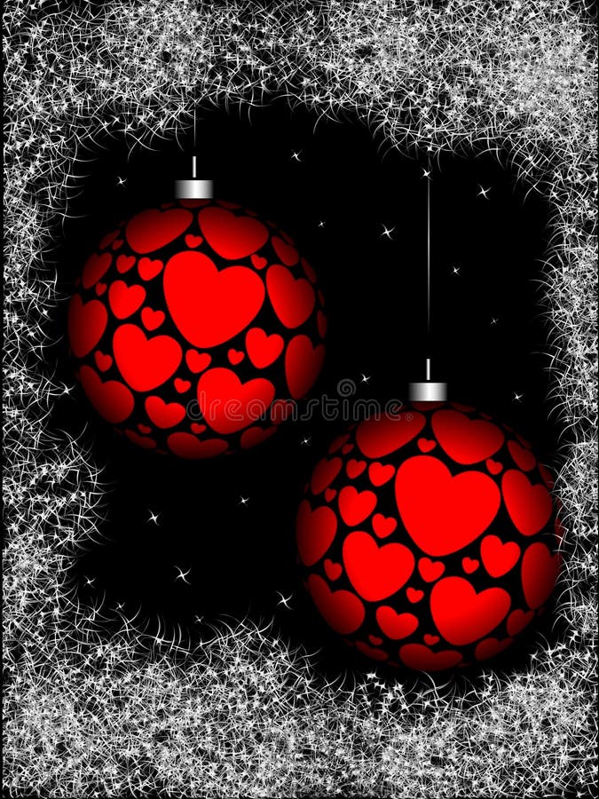 Christmas Sphere with Ornament Stock Illustration - Illustration of ...