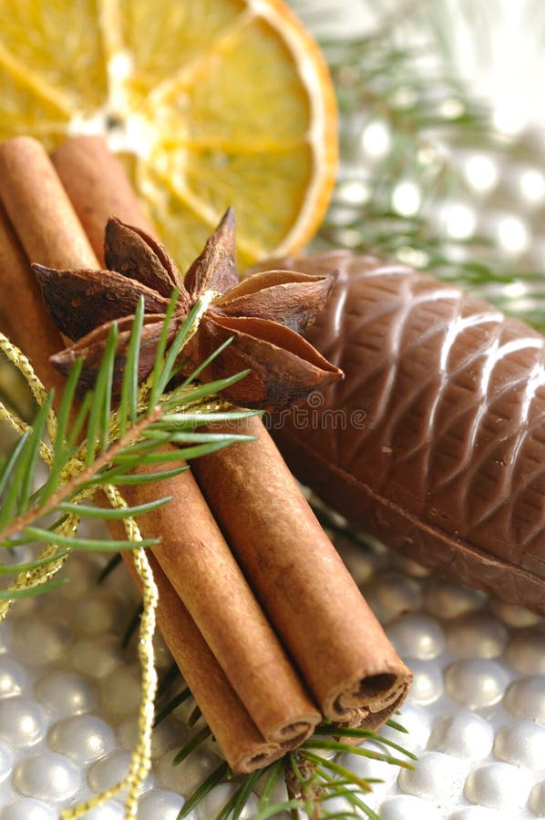 Christmas spices stock photo. Image of decoration, orange - 12306782