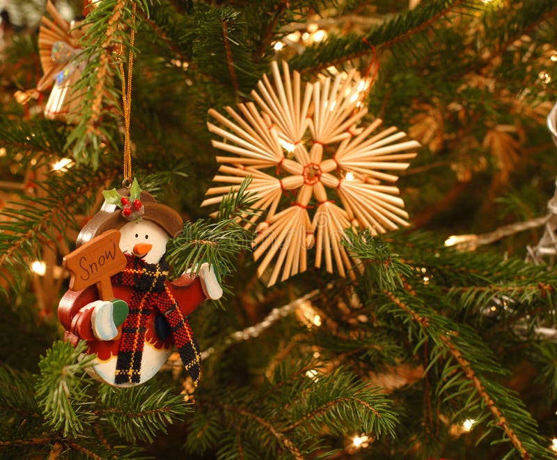 Christmas spirit stock image. Image of green, tree, scarf - 3746301