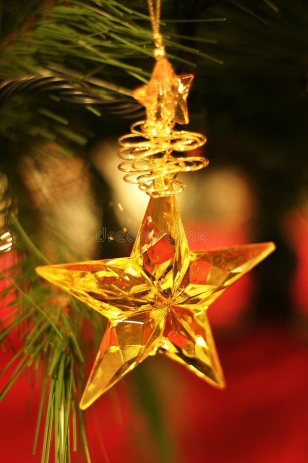 Christmas star stock photo. Image of yellow, christmas, ornament - 45252