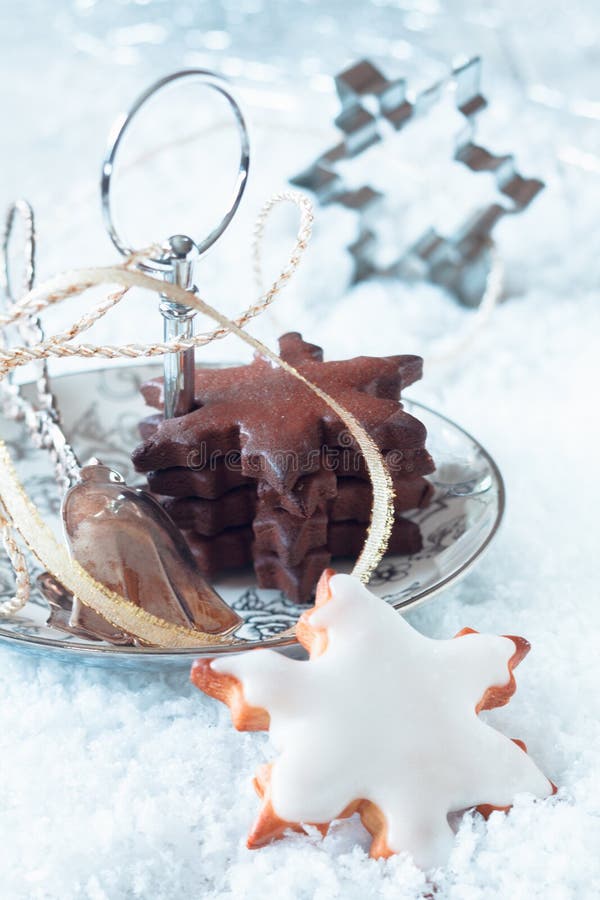 Christmas star cookies stock image. Image of advent, candy - 26184409