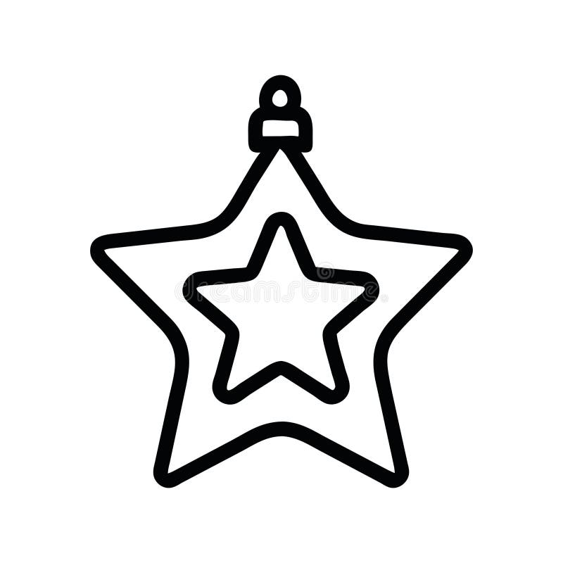 Christmas Star Decoration Icon Stock Vector - Illustration of shiny ...