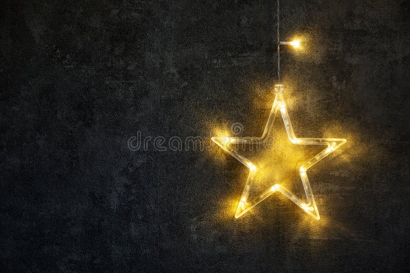 Christmas Star LED stock image. Image of festive, celebration - 382053187