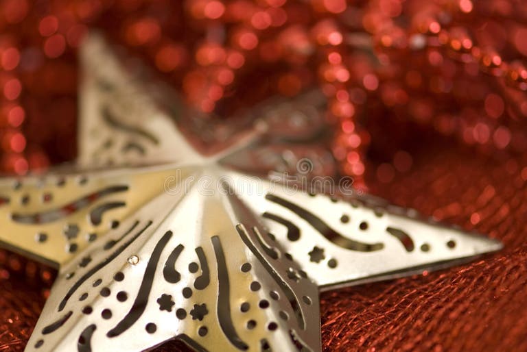 Christmas star shape stock photo. Image of metalic, christmas - 3553618