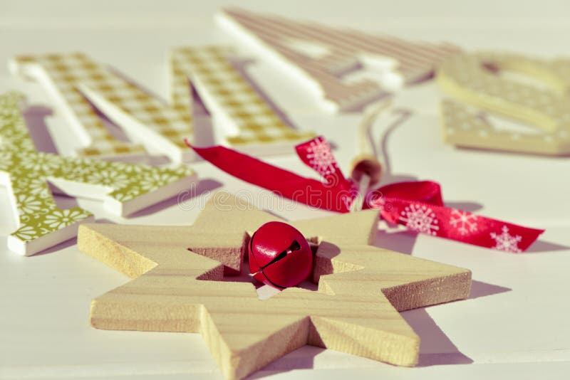 Christmas Star and Text Xmas, Filtered Stock Photo - Image of home ...