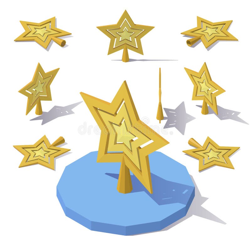 Star Tree Topper Stock Illustrations – 764 Star Tree Topper Stock ...