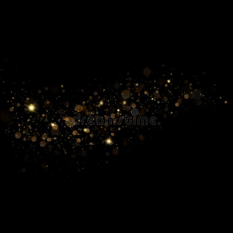Christmas Stardust Trail Effect. EPS 10 Stock Vector - Illustration of ...