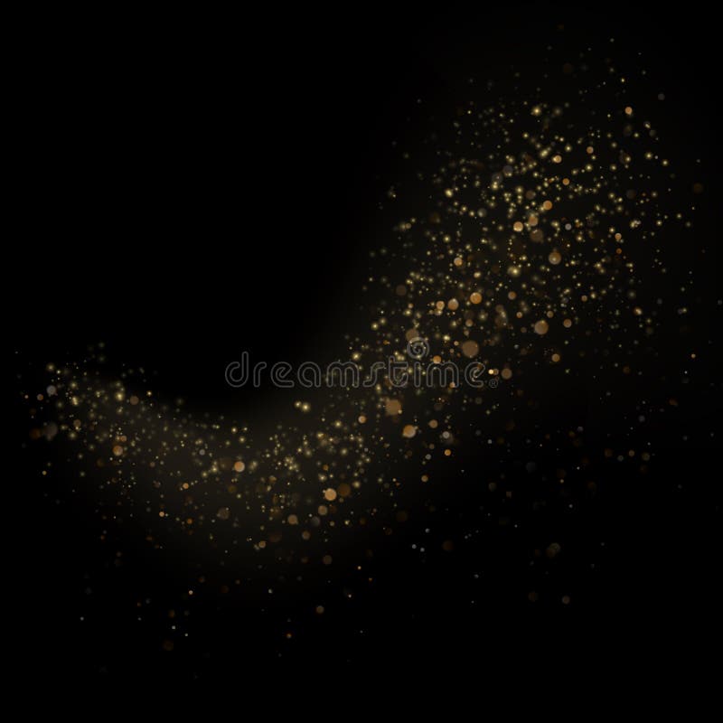 Christmas Stardust Trail Effect. EPS 10 Stock Vector - Illustration of ...