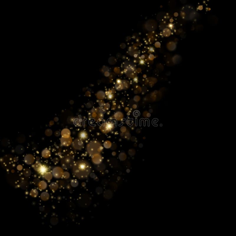 Christmas Stardust Trail Effect. EPS 10 Stock Vector - Illustration of ...
