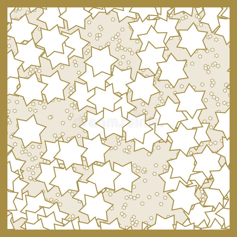 Christmas Stars Pattern with Seamless Continuous Texture Stock Vector ...