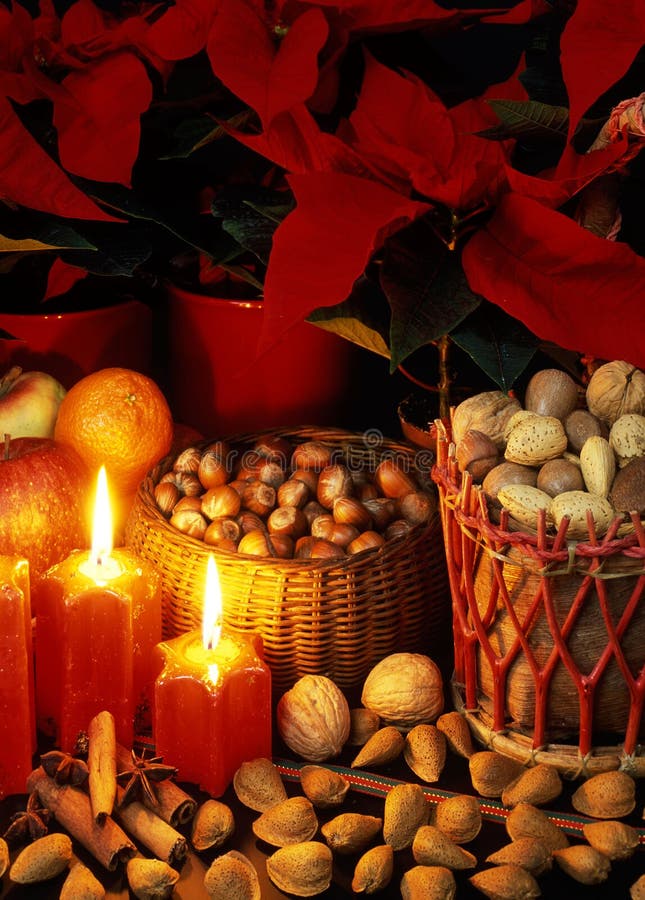 Christmas still life stock photo. Image of fruit, life - 15834442