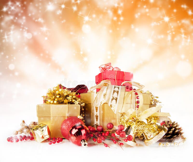 CHristmas still life stock photo. Image of bokeh, festive - 27509216