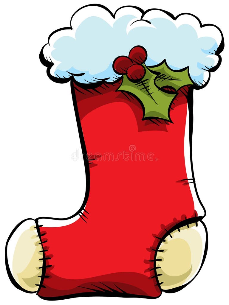 Cartoon Christmas Stocking Stock Illustrations – 14,150 Cartoon ...