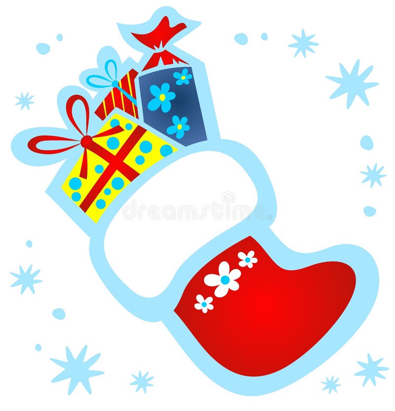 Cartoon Christmas Stocking Stock Illustrations – 14,249 Cartoon ...