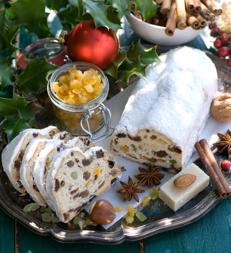 Christmas stollen stock photo. Image of paste, cookie - 26809644