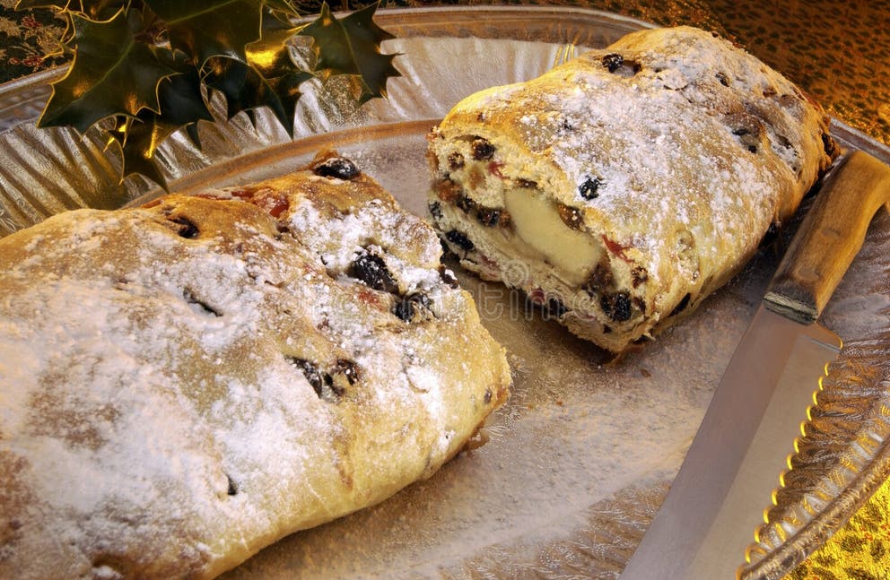 Christmas - Stollen Loaf stock photo. Image of christmas - 17194286