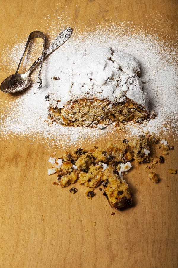 Stollen stock image. Image of advent, german, snow, stollen - 35760843