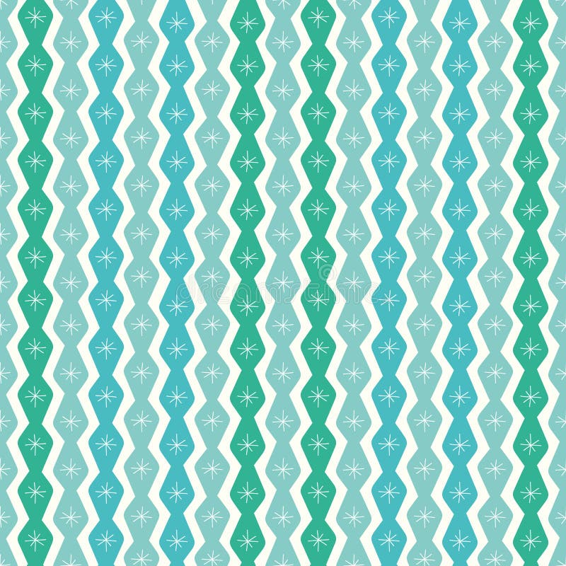 Christmas Stripe Pattern with Star Details. Bright and Fun Vector ...