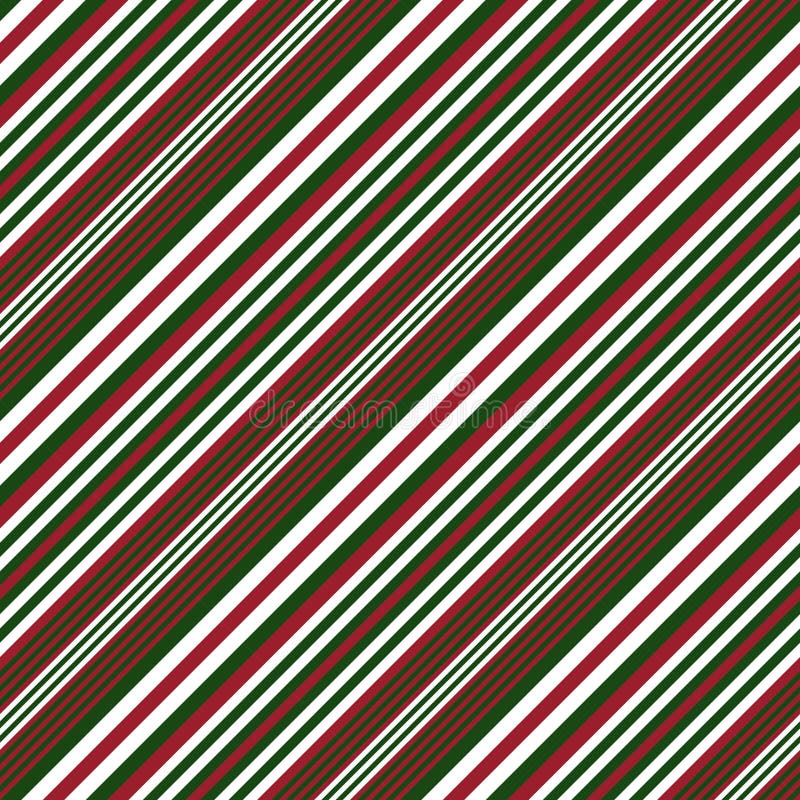 Christmas Stripe Seamless Pattern Background in Diagonal Style Stock ...