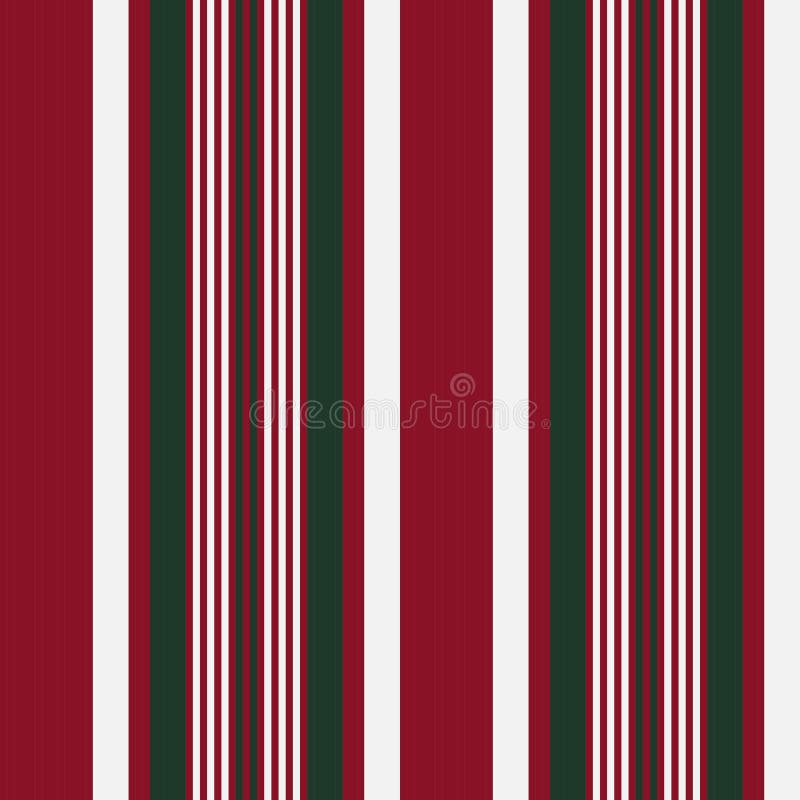 Christmas Stripe Seamless Pattern Background in Vertical Style Stock ...
