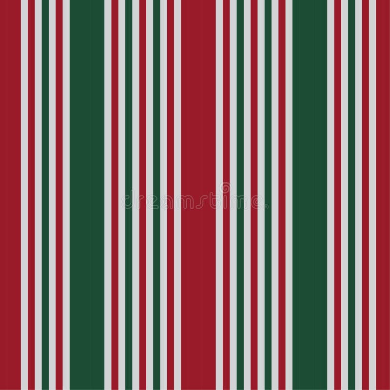 Christmas Stripe Seamless Pattern Background in Vertical Style Stock ...