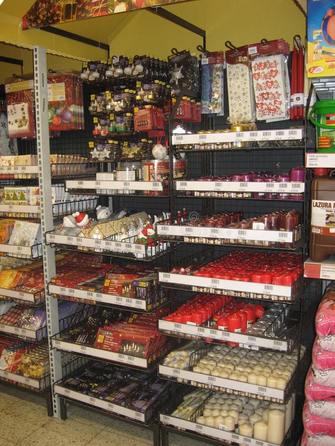 Christmas stuff shelves editorial photography. Image of luxury - 60518047