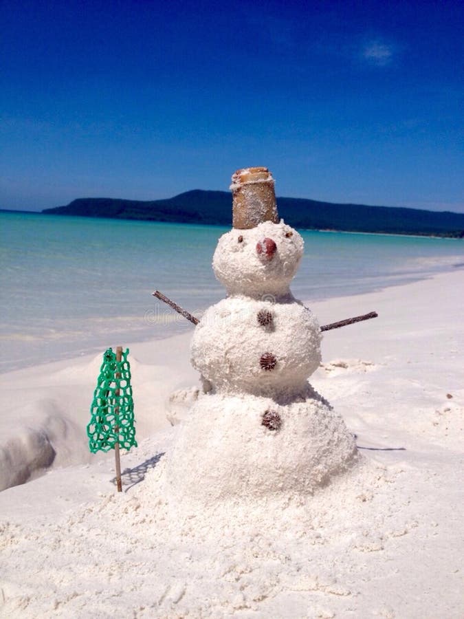 Christmas in the sun stock photo. Image of whitesand - 49397694