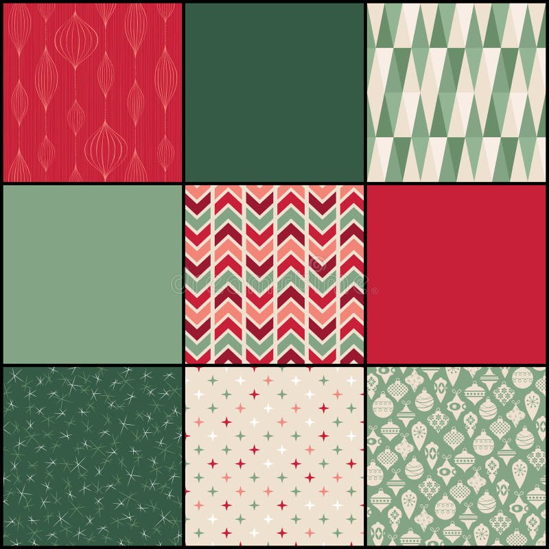 Christmas Swatches stock illustration. Illustration of festive - 41009652