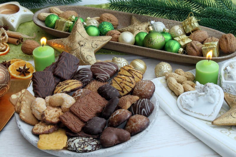 Christmas Sweets stock image. Image of decorated, dining - 16953089
