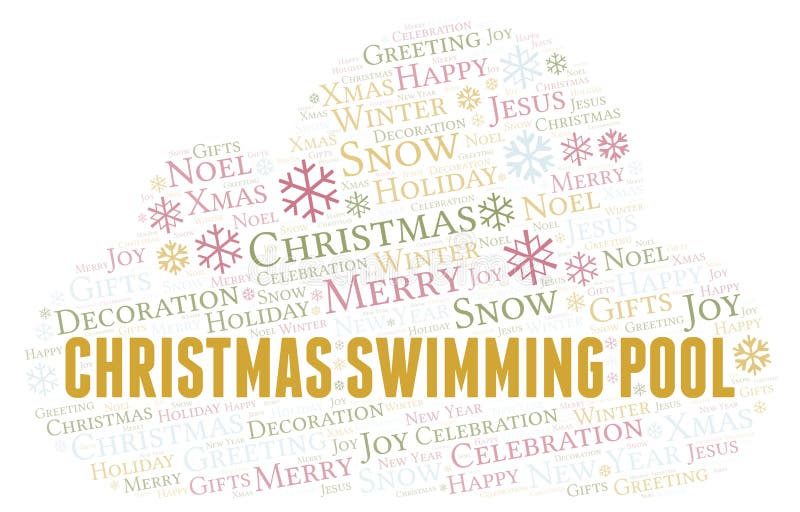 Swimming Pool Safety Word Cloud. Stock Illustration - Illustration of ...