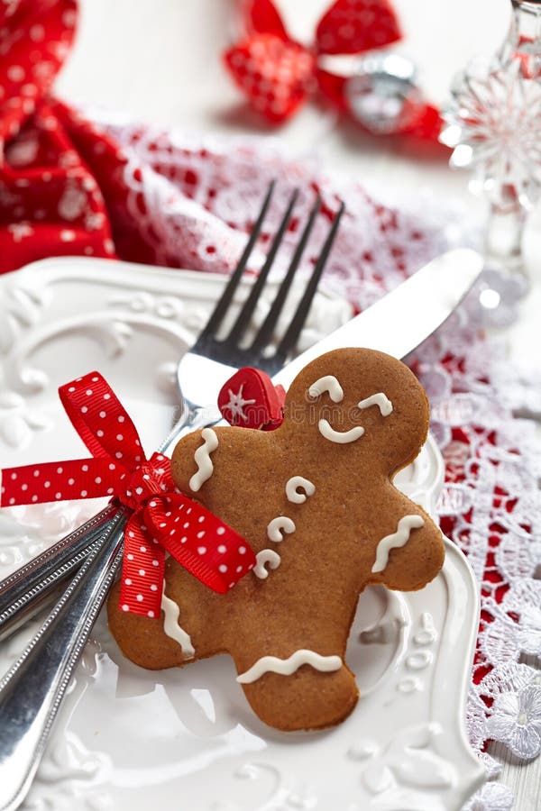Gingerbread men stock photo. Image of woman, christmas - 27039208