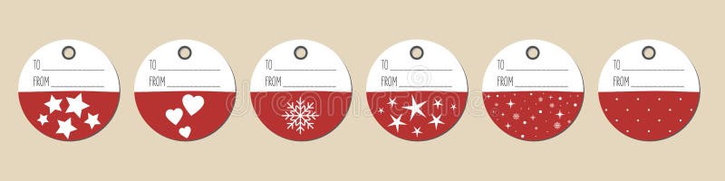 Christmas tags stock vector. Illustration of present - 234604200
