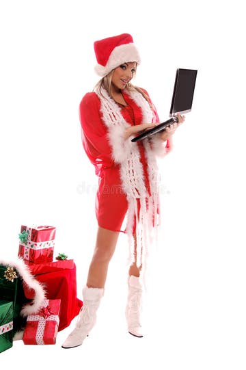 Christmas Technology stock image. Image of people, hottie - 297161