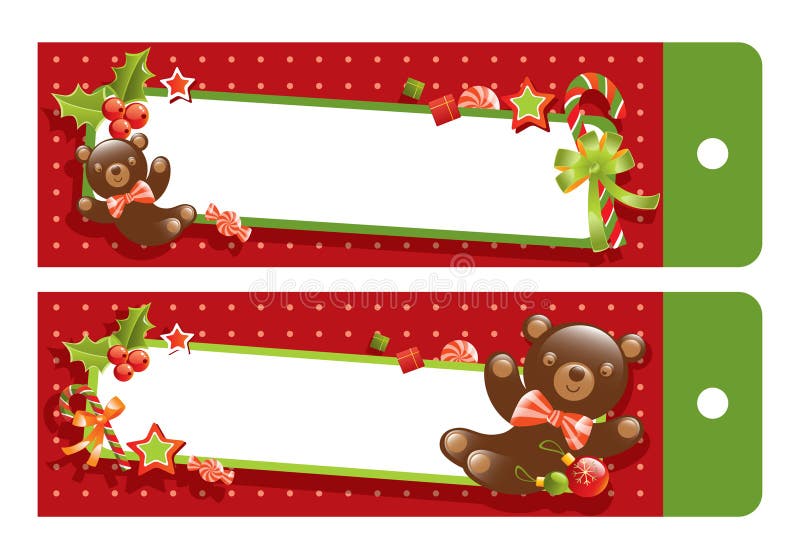 Christmas teddy bear stock vector. Illustration of sale - 21565328