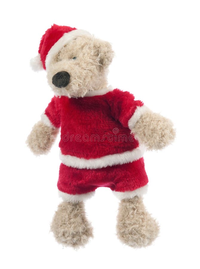 Christmas teddy bear stock image. Image of white, christmas - 26085205