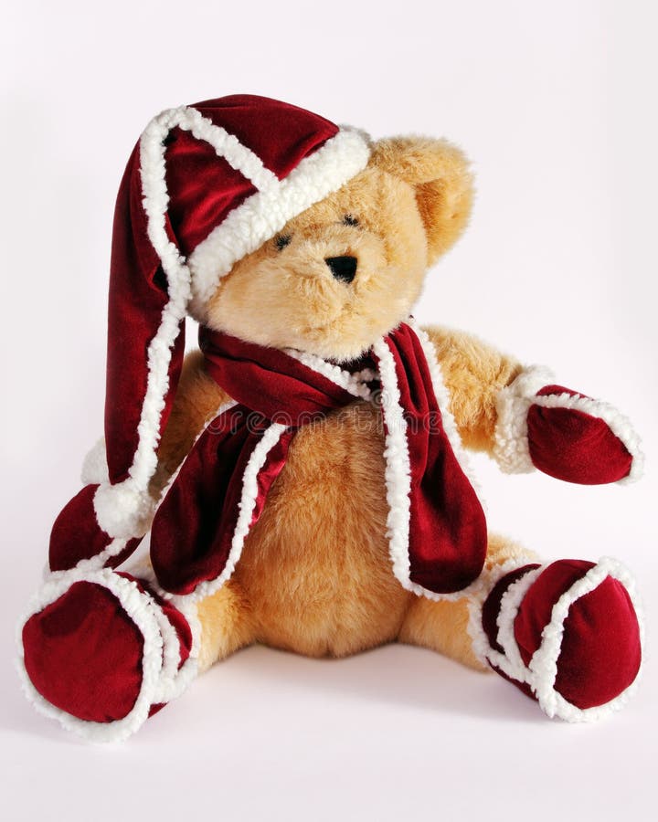 Christmas Teddy Bear stock image. Image of giving, father - 6707923