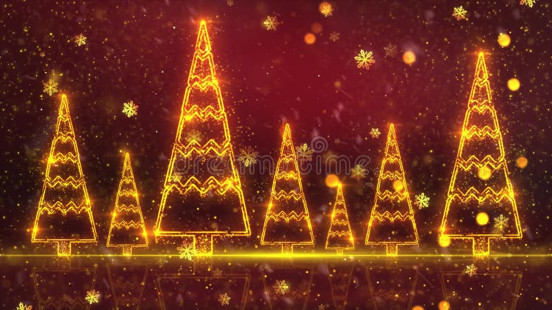 Christmas Theme Background Animation with Seamless Loop Stock Footage ...