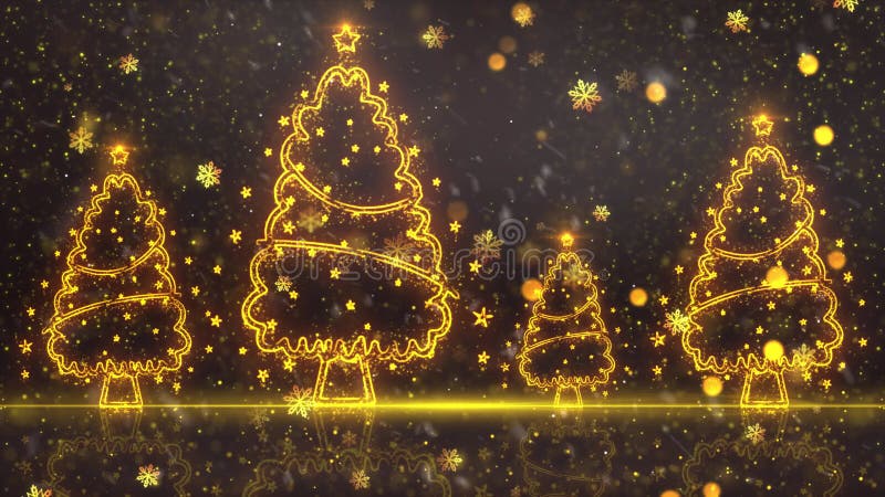 Christmas Theme Background Animation with Seamless Loop Stock Footage ...