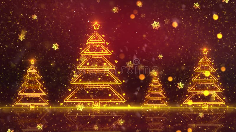 Christmas Theme Background Animation with Seamless Loop Stock Video ...