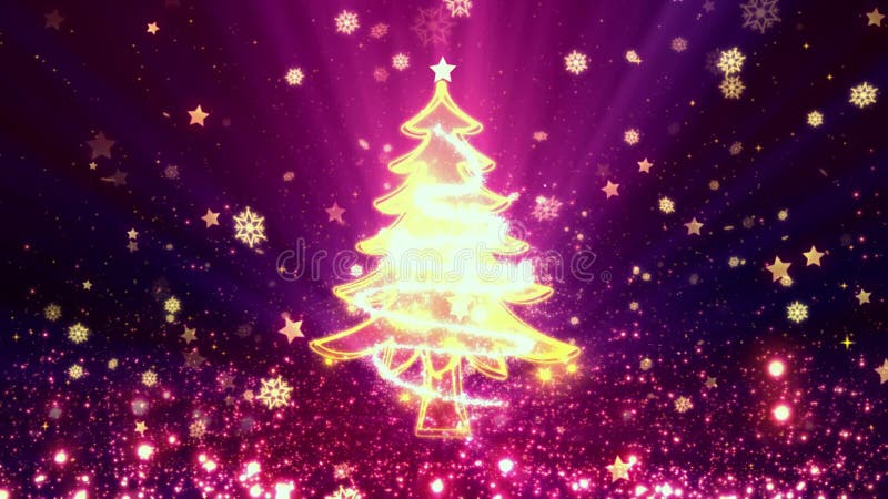 Christmas Theme Background Animation with Seamless Loop Stock Footage ...