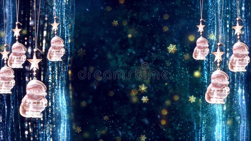Christmas Theme Background Animation with Seamless Loop Stock Video ...