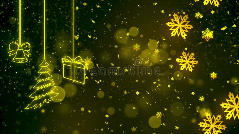 Christmas Theme Background Animation with Seamless Loop Stock Footage ...