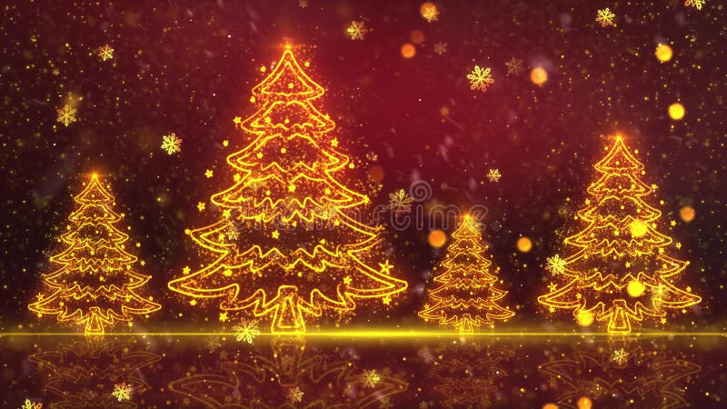 Christmas Theme Background Animation with Seamless Loop Stock Footage ...