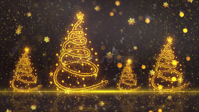 Christmas Theme Background Animation with Seamless Loop Stock Video ...